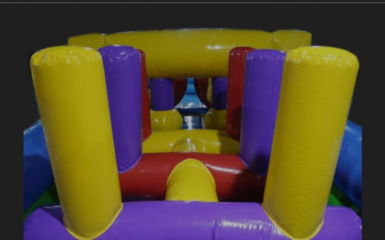 30ft indoor Obstacle Course - County Inflatables woodland ME