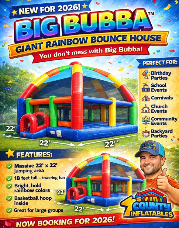Big Bubba Bounce House - County Inflatables woodland ME